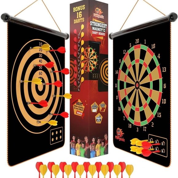 Toys | Premium Magnetic Dart Board Set Safe Fun And Accurate Indoor ...